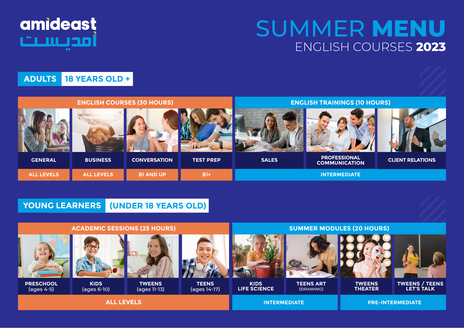 Summer English Courses | Amideast Morocco